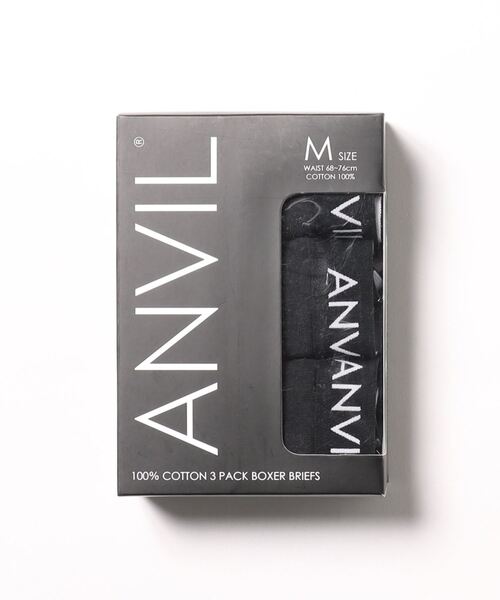 【セール】【ANVIL】3Pコットン100%ボクサー ANV53B3 MURS（ボクサーパンツ）｜ANVIL（アンヴィル）のファッション通販 ...