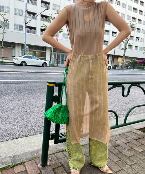 AMERI（アメリ）の「MEDI SHEER LAYERED DEFORMATION TOP（その他トップス）」 - WEAR