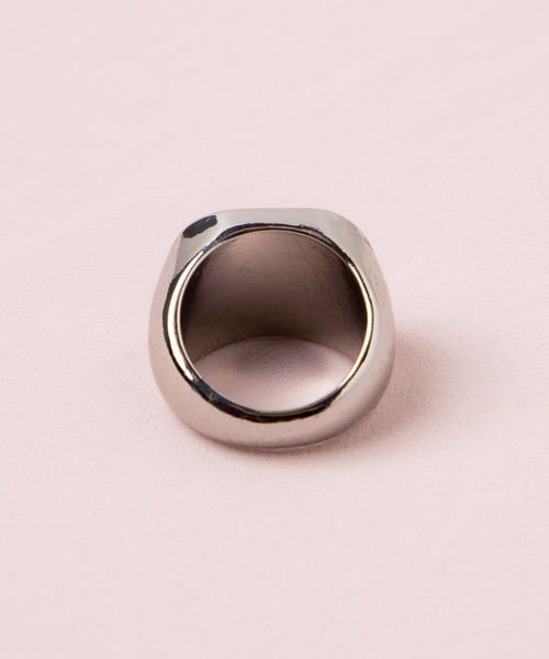 Mel cinna/volume logo ring（リング）｜Mel cinna（メルシーナ）のファッション通販 - ZOZOTOWN