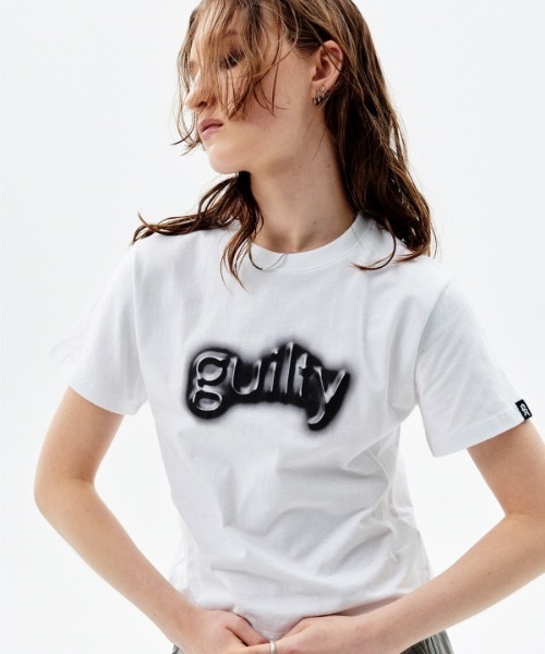 runningHIGH（ランニングハイ）の「【RUNNING HIGH 】GUILTY クロップ Tシャツ / GUILTY CROP TEE（Tシャツ/カットソー）」 - WEAR