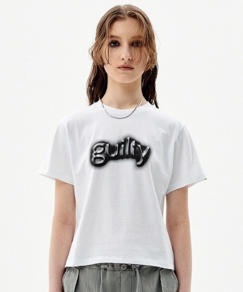 runningHIGH（ランニングハイ）の「【RUNNING HIGH 】GUILTY クロップ Tシャツ / GUILTY CROP TEE（Tシャツ/カットソー）」 - WEAR