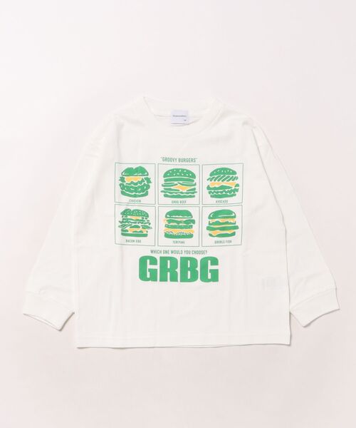 GROOVY COLORS（グルービーカラーズ）の「GROOVY BURGERS Long Sleeve Tee（Tシャツ/カットソー ...