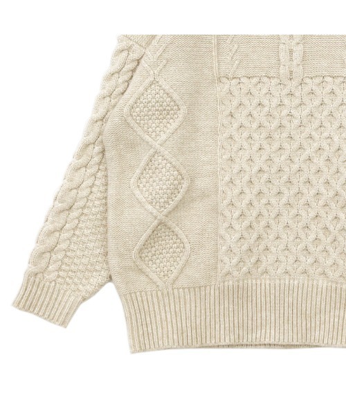 ランダムケーブルタートルニット（ニット/セーター）｜select MOCA（セレクトモカ）のファッション通販 - ZOZOTOWN