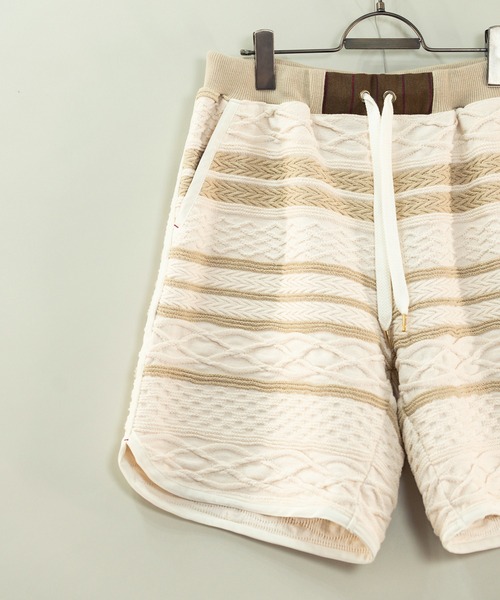 masterkey（マスターキー）の「masterkey マスターキー / CRUISE-SHORTS ケーブルニットランニングショーツ ...