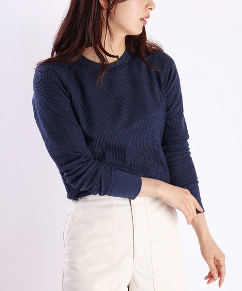 【セール】JEMORGAN / ジェーイーモーガン ラグランスリーブ ワッフル 長袖Tシャツ（Tシャツ/カットソー）｜JEMORGAN（ジェー ...