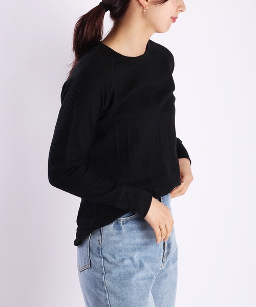 【セール】JEMORGAN / ジェーイーモーガン ラグランスリーブ ワッフル 長袖Tシャツ（Tシャツ/カットソー）｜JEMORGAN（ジェー ...