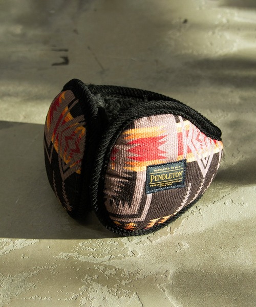 PENDLETON ペンドルトン HARDING CORDUROY EAR MUFF ハーディング プリント コーデュロイ イヤーマフ 耳当て ...