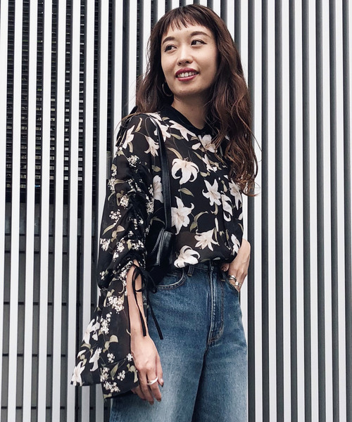 AMERI（アメリ）の「TWIN LILY BLOUSE（シャツ/ブラウス）」 - WEAR