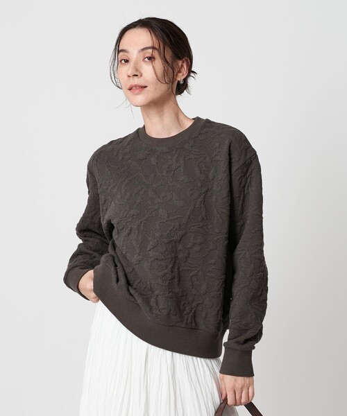 ボタニカルジャガード プルオーバー（Tシャツ/カットソー