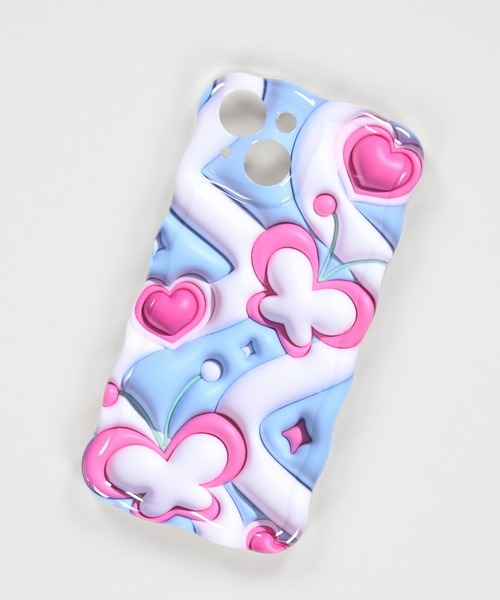 SPINNS（スピンズ）の「3DデザインY2Kモチーフ モバイルケース（スマホケース/カバー）」 - WEAR