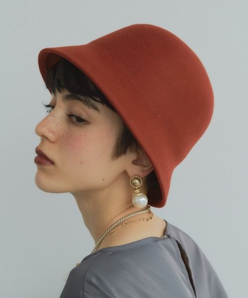 manana suerte（マニャーナスエルテ）の「woolフェルトクラシカルHAT（ハット）」 - WEAR