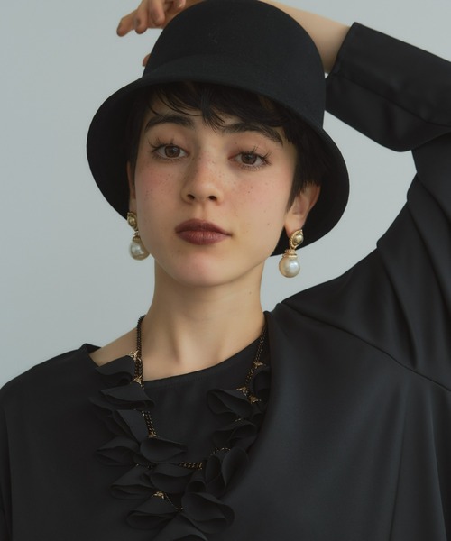 manana suerte（マニャーナスエルテ）の「woolフェルトクラシカルHAT（ハット）」 - WEAR