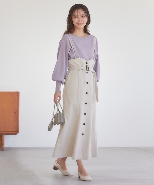 【セール/ブランド古着】サロペットスカート（ジャンパースカート）｜mysty woman（ミスティウーマン）のファッション通販 - ZOZOUSED