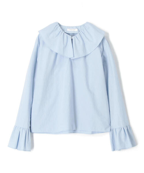 MACPHEE（マカフィー）の「コットンタイプライター フリルカラーブラウス（シャツ/ブラウス）」 - WEAR