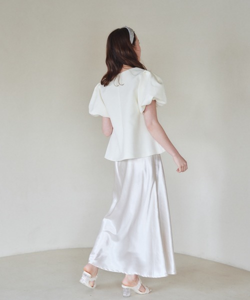 pomiii（ポミー）の「Aラインサテンスカート（スカート）」 - WEAR