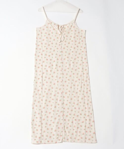 JEMORGAN（ジェーイーモーガン）の「JEMORGAN / ジェーイーモーガン 小花柄 ワッフル キャミワンピース ロング（ワンピース ...