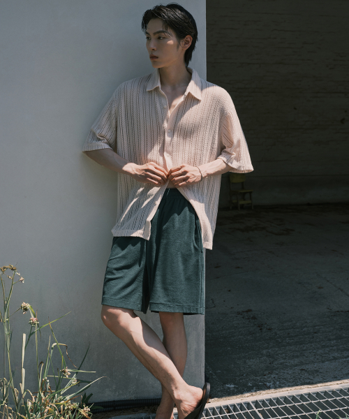 【セール】Terry Cloth Boxer Fit Shorts [Deep Green]（その他パンツ）｜MUSINSA STANDARD ...