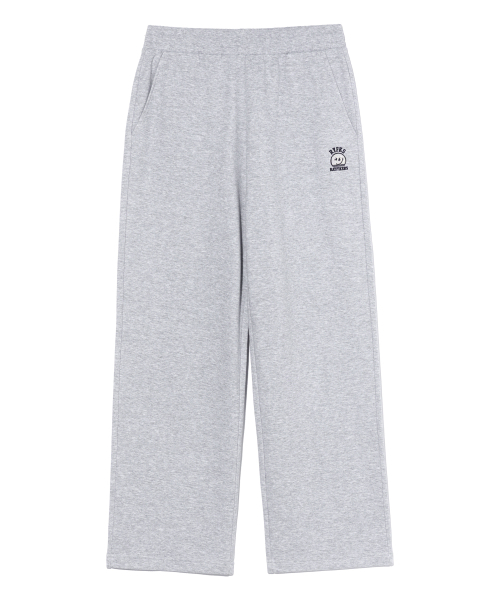 Wicked Logo Wide Sweatpants MELANGE GRAY (MO6PU190-097)（スウェットパンツ ...