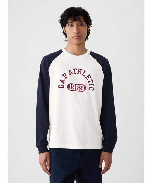 【セール】GAP ATHLETICロゴ ラグランTシャツ(ユニセックス)（Tシャツ/カットソー）｜GAP（ギャップ）のファッション通販 - ZOZOTOWN