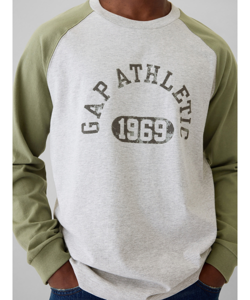 【セール】GAP ATHLETICロゴ ラグランTシャツ(ユニセックス)（Tシャツ/カットソー）｜GAP（ギャップ）のファッション通販 - ZOZOTOWN