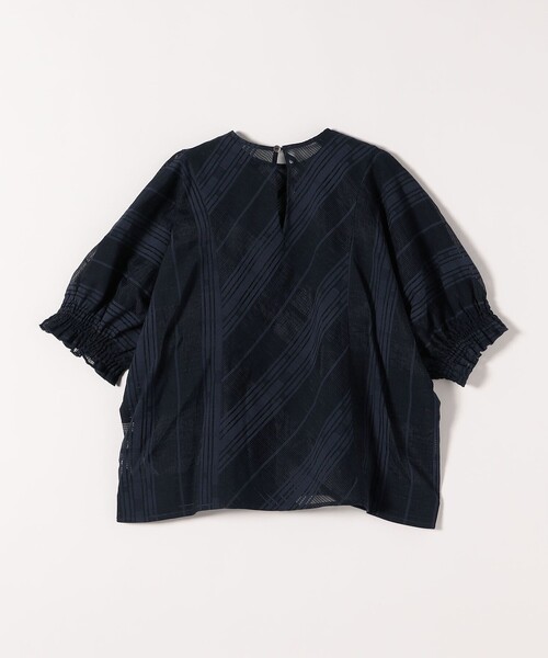 セール】SHIPS any:〈洗濯機可能〉シアー チェック ドルマン