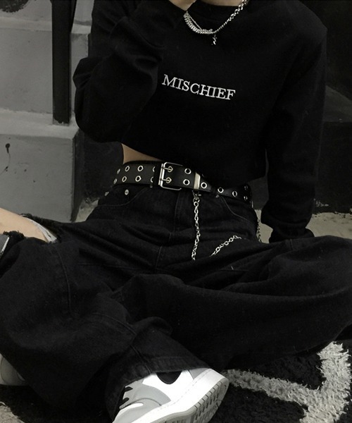 WARAIJOGO（ワライジョウゴ）の「【WARAIJOGO】EK221/チェーン付き合皮ベルト(NEZ)（ベルト）」 - WEAR