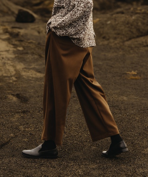 epnok（エプノック）の「Smooth Wide 2Tuck Slacks/スムースワイド2タックスラックス（スラックス）」 - WEAR