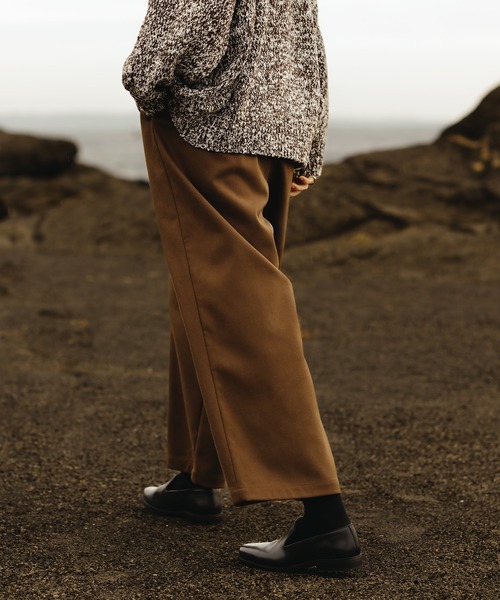 epnok（エプノック）の「Smooth Wide 2Tuck Slacks/スムースワイド2タックスラックス（スラックス）」 - WEAR