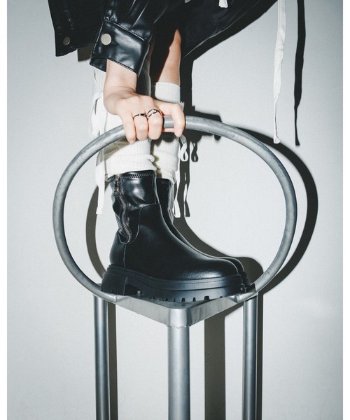 セール】厚底サイドジップブーツ/S.MADDEN ROADMAP-VA（ブーツ