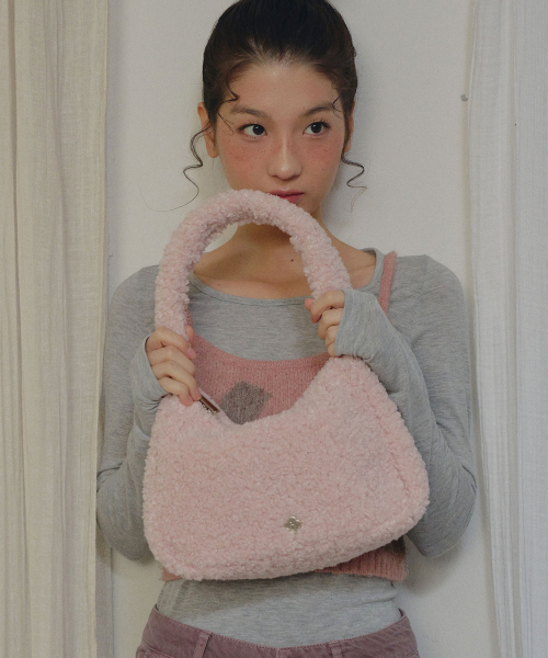 【セール】Anju Fur Tote Bag_Pink（トートバッグ）｜HEEARI（ヒアリー）のファッション通販 - ZOZOTOWN