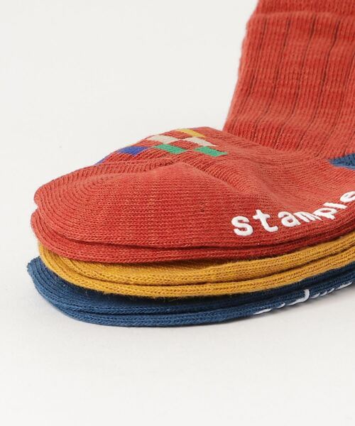 stample（スタンプル）の「スクエアチップ クルーソックス 3P（ソックス/靴下）」 - WEAR
