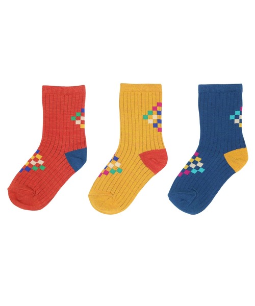 stample（スタンプル）の「スクエアチップ クルーソックス 3P（ソックス/靴下）」 - WEAR