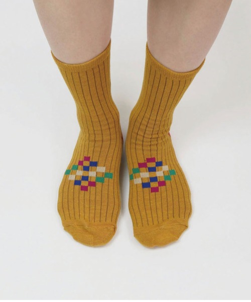 stample（スタンプル）の「スクエアチップ クルーソックス 3P（ソックス/靴下）」 - WEAR