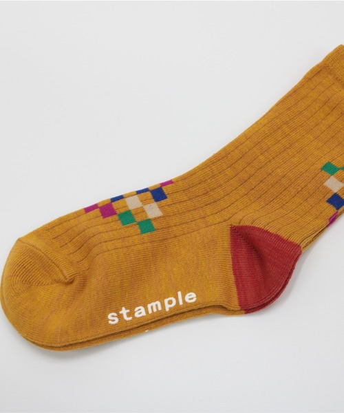 stample（スタンプル）の「スクエアチップ クルーソックス 3P（ソックス/靴下）」 - WEAR