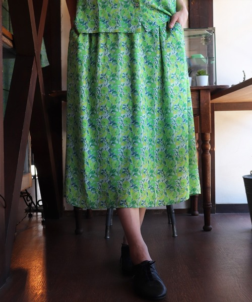 BARNDOOR（バーンドア）の「【BARNDOOR】北欧風 フルーツ プリント スカート(BD)（スカート）」 - WEAR