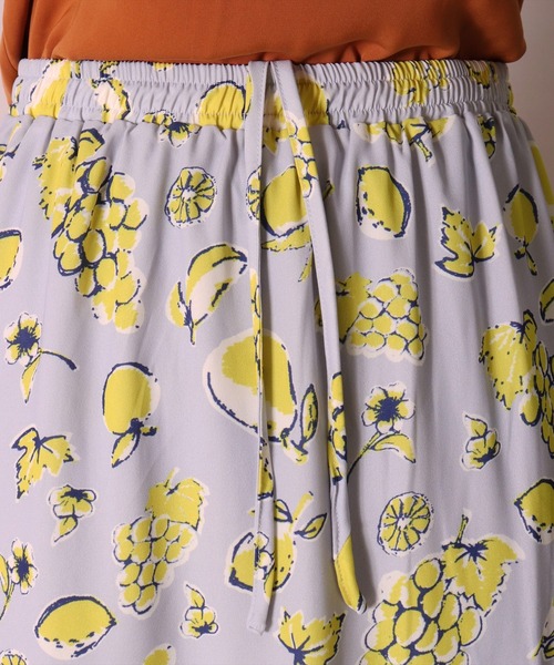 BARNDOOR（バーンドア）の「【BARNDOOR】北欧風 フルーツ プリント スカート(BD)（スカート）」 - WEAR