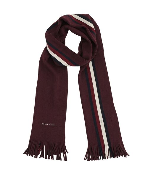 セール】マルチストライプ柄スカーフ（マフラー）｜TOMMY HILFIGER