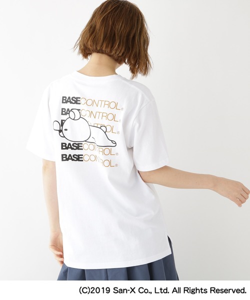 BASECONTROL（ベースコントロール）の「 コラボ 別注 リラックマ バックプリント 半袖 Tシャツ（Tシャツ/カットソー）」 - WEAR