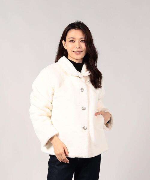 agnes b.（アニエスベー）の「JGA5 VESTE フェイクファージャケット（ブルゾン）」 - WEAR