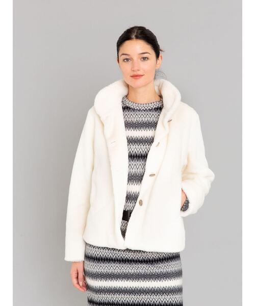 agnes b.（アニエスベー）の「JGA5 VESTE フェイクファージャケット（ブルゾン）」 - WEAR