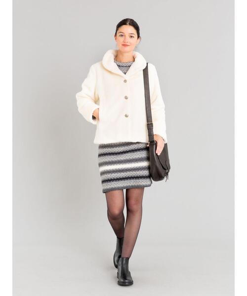 agnes b.（アニエスベー）の「JGA5 VESTE フェイクファージャケット（ブルゾン）」 - WEAR