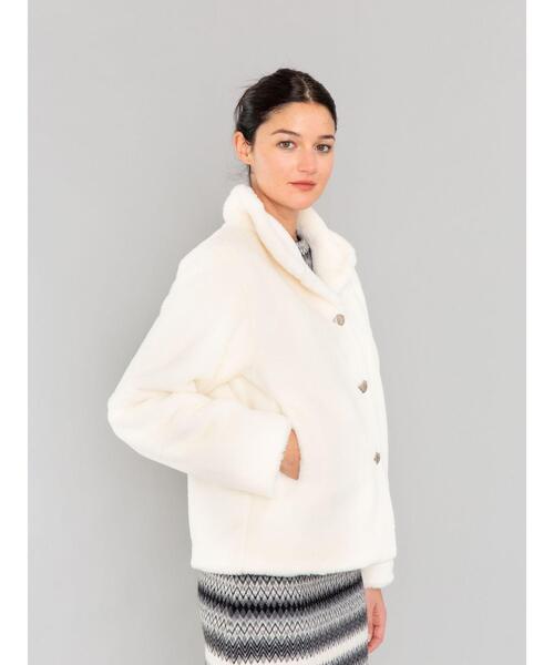 agnes b.（アニエスベー）の「JGA5 VESTE フェイクファージャケット（ブルゾン）」 - WEAR