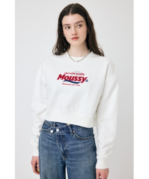 MOUSSY（マウジー）の「MOUSSY PRODUCT LOGO プルオーバー（スウェット）」 - WEAR