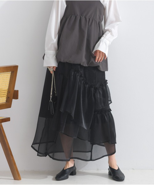 OandI（オーアンドアイ）の「フリルシャイニースカート（スカート）」 - WEAR