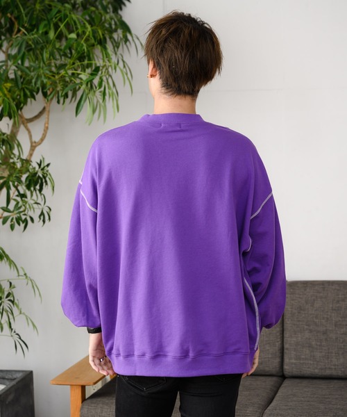 INTER FACTORY（インターファクトリー）の「もちょぺ - 配色刺繍スウェット made in INTER FACTORY（Tシャツ ...