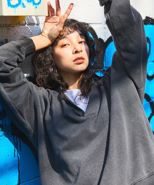 MSG（エムエスジー）の「ビッグシルエットスキッパー襟裏毛スウェット（スウェット）」 - WEAR