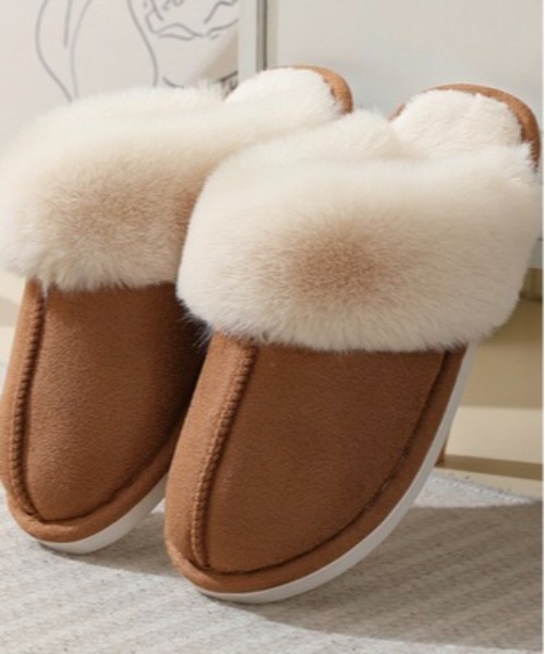 【セール】【OKUOKU 0909】フェイクファー ふわふわ ルームシューズ oku-shoes-725369968889-15 U（ルーム ...