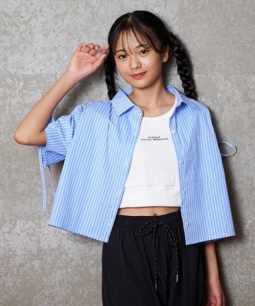 【セール】【LTXC】インナーつきドロストシャツ（アンサンブル）｜LOVETOXIC（ラブトキシック）のファッション通販 - ZOZOTOWN