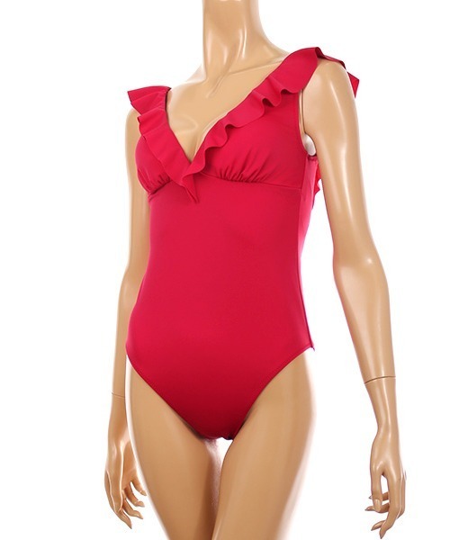 Defilious（デフィリアス）の「ショルダーフレアワンピース水着 9Mサイズ｜Defilious（水着）」 - WEAR