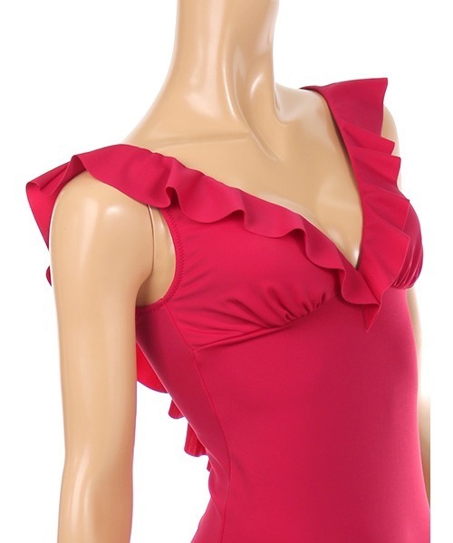 Defilious（デフィリアス）の「ショルダーフレアワンピース水着 9Mサイズ｜Defilious（水着）」 - WEAR